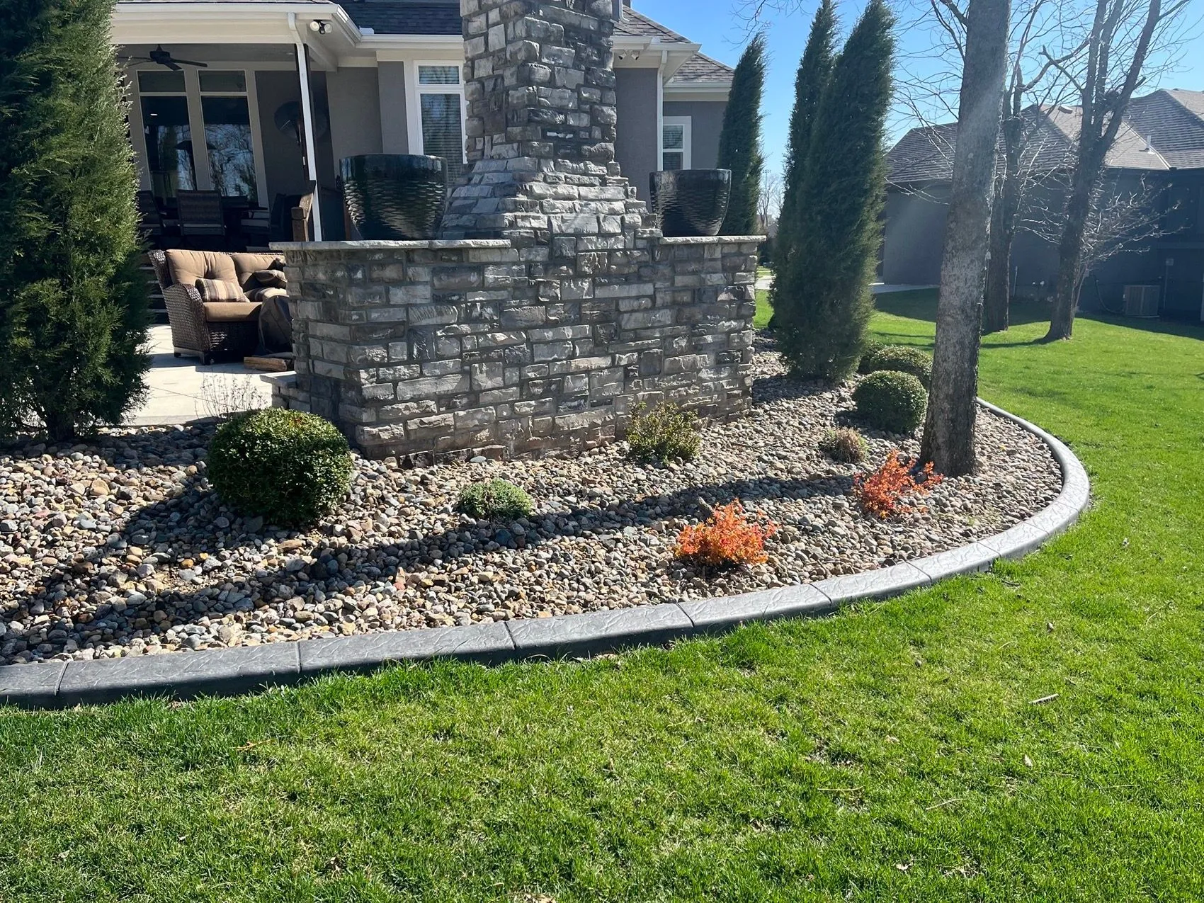 Landscaping Potomac MD - Decorative Concrete Curbing Color Chart